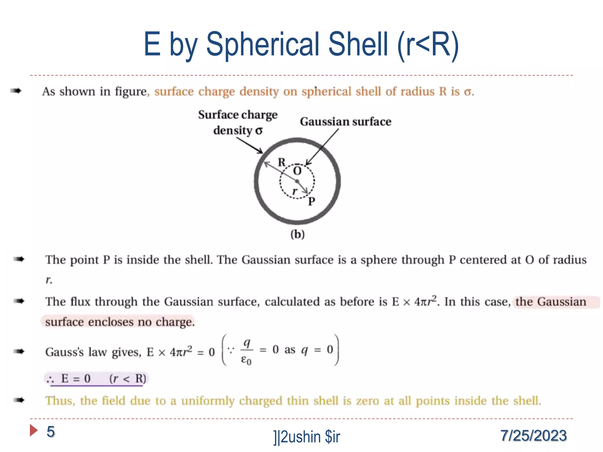 11SE Part Learning PPT of Ch 1 Gauss Law.pptx