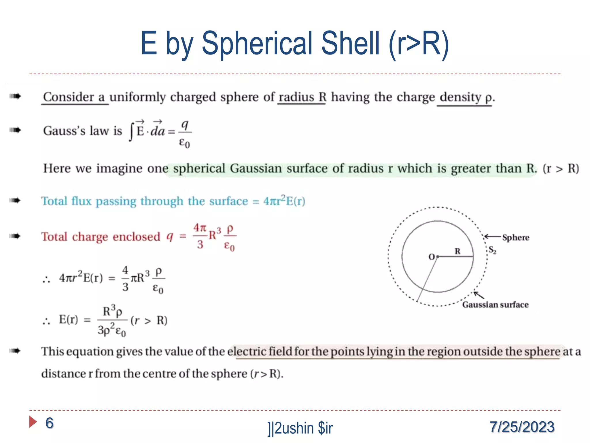 11SE Part Learning PPT of Ch 1 Gauss Law.pptx | Physics | Science