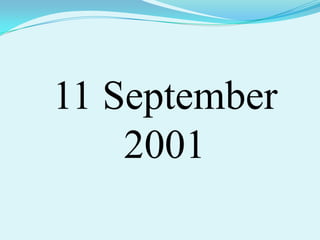 11 september 2001 | PPTX
