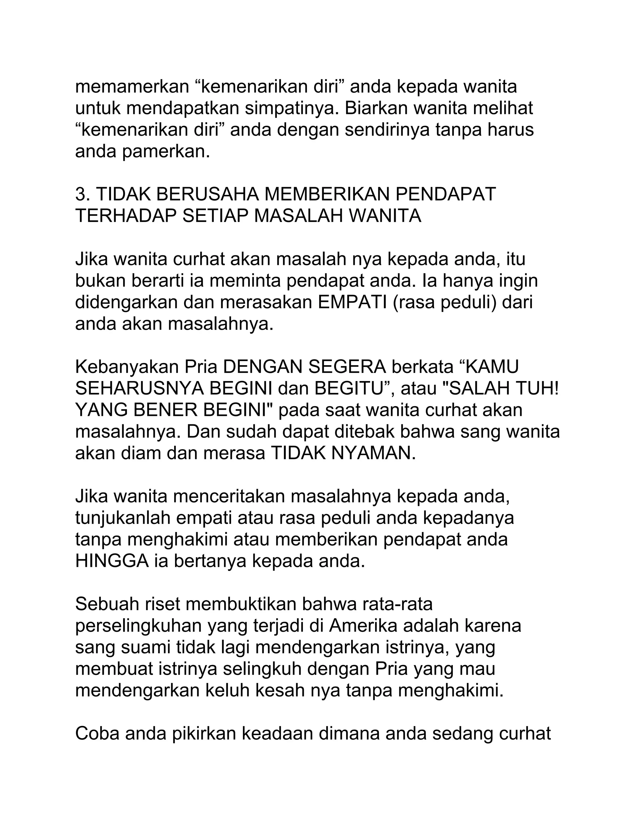 11 Sifat Pria Yang Disukai Wanita Doc