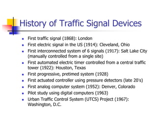 11 Traffic Signal Control Overview (Traffic Engineering هندسة المرور ...