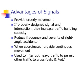 11 Traffic Signal Control Overview (Traffic Engineering هندسة المرور ...
