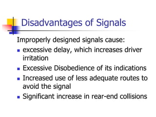 11 Traffic Signal Control Overview (Traffic Engineering هندسة المرور ...