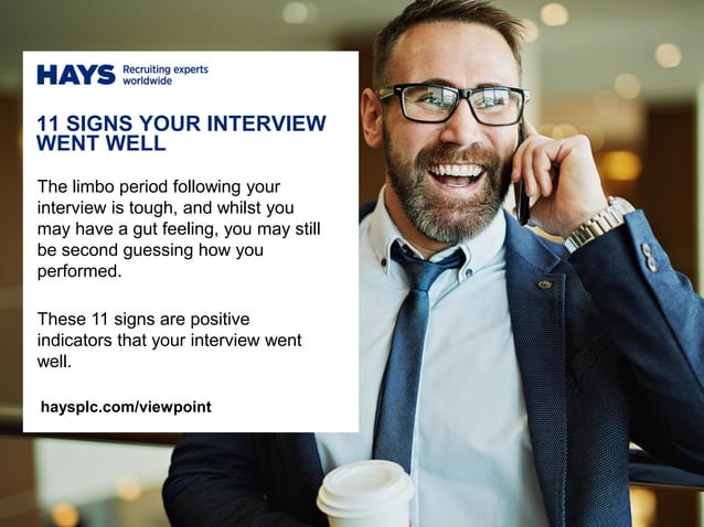 11 signs your interview went well | PPT