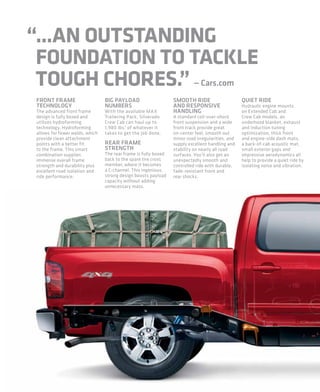2011 Chevrolet Silverado 1500 Brochure | PDF