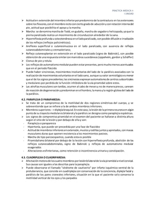 Sindrome piramidal | DOCX