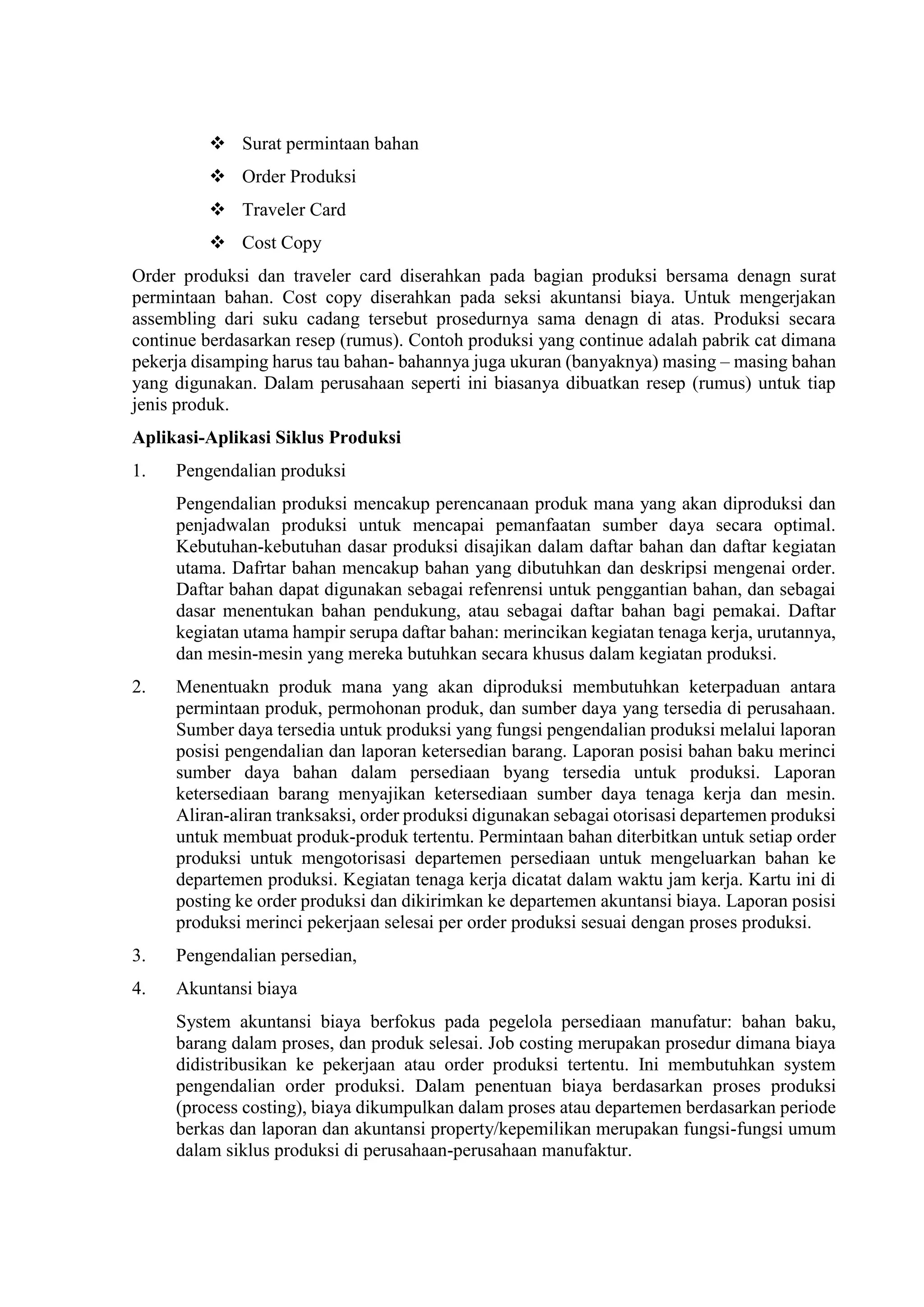 11, SI & PI Yovie Aulia Dinanda, Hapzi Ali, Siklus Produksi, Sistem Informasi Siklus Produksi ...