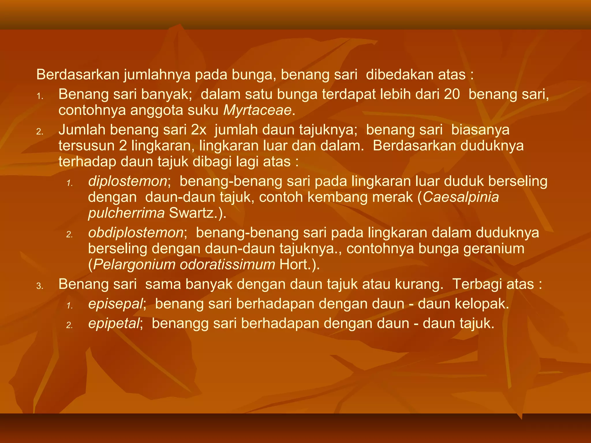 PPT Morfologi Tumbuhan - Simetri Bunga, Rumus Bunga, dan Diagram Bunga ...