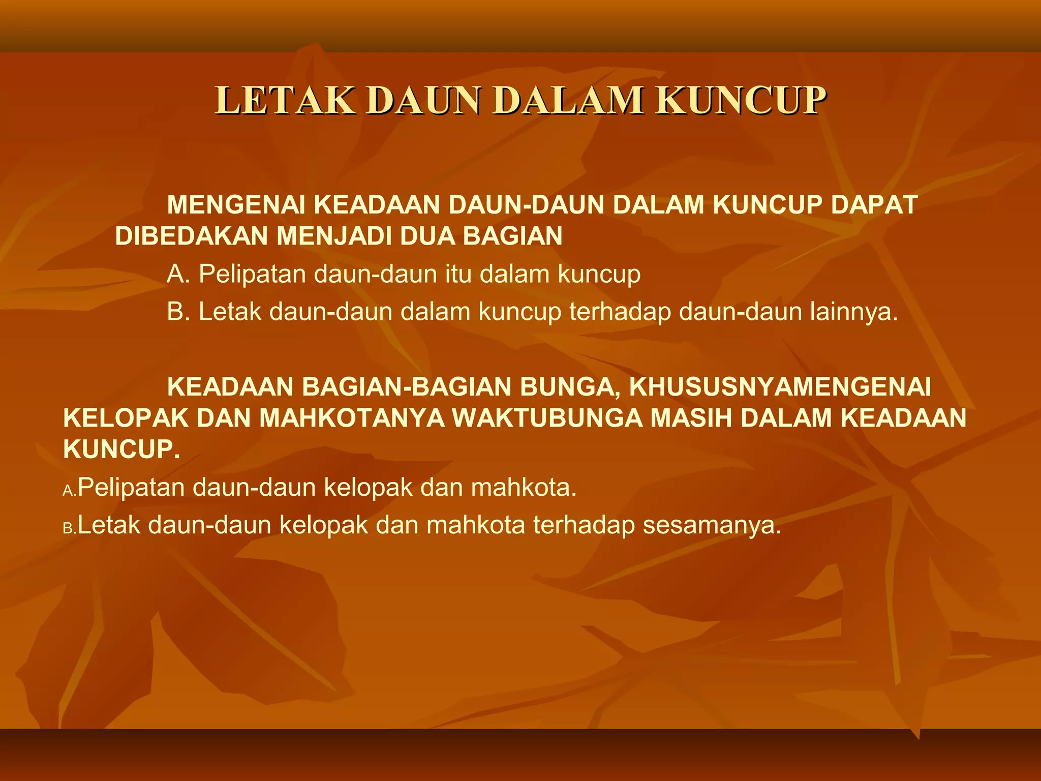 PPT Morfologi Tumbuhan - Simetri Bunga, Rumus Bunga, dan Diagram Bunga ...