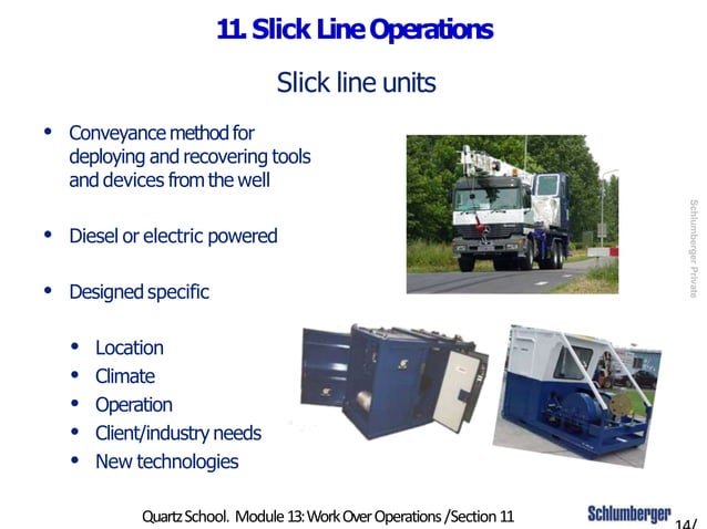 11 Slickline Operations.pptx | Off-Road Vehicles | Auto Body Styles