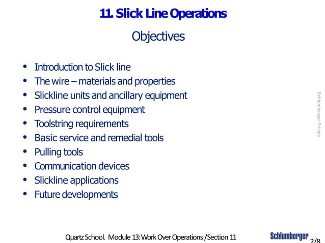 11 Slickline Operations.pptx | Off-Road Vehicles | Auto Body Styles