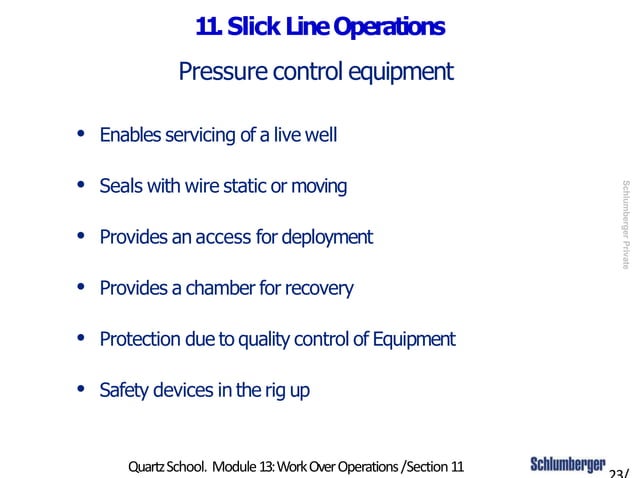 11 Slickline Operations.pptx | Off-Road Vehicles | Auto Body Styles