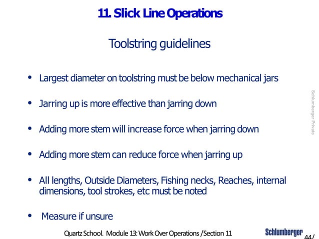 11 Slickline Operations.pptx | Off-Road Vehicles | Auto Body Styles