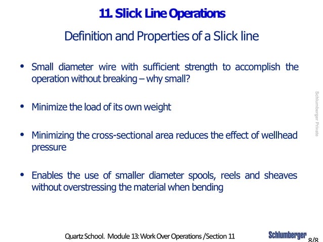 11 Slickline Operations.pptx | Off-Road Vehicles | Auto Body Styles