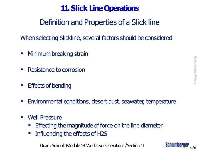 11 Slickline Operations.pptx | Off-Road Vehicles | Auto Body Styles