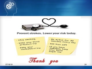 Screening model for stroke. | PPT