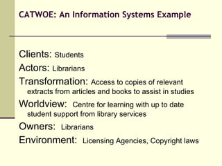 Soft Systems Methodology | PPT