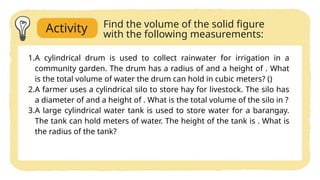 11 Solving Problem Involving Volume of Cylinder.pptx