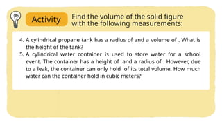 11 Solving Problem Involving Volume of Cylinder.pptx