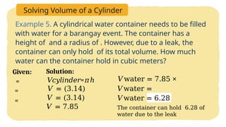 11 Solving Problem Involving Volume of Cylinder.pptx