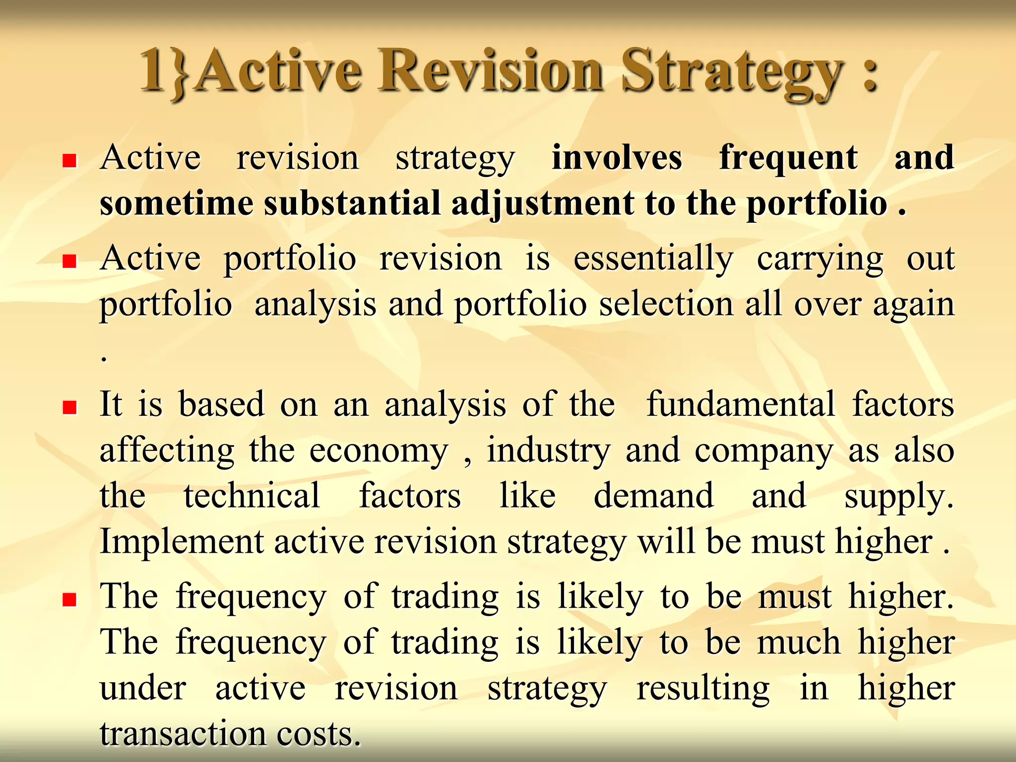 11 S&PM PPT portfolio revision.ppt