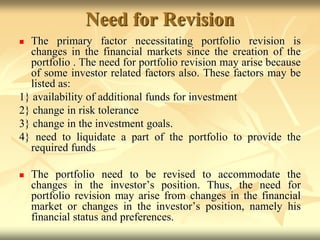 11 S&PM PPT portfolio revision.ppt