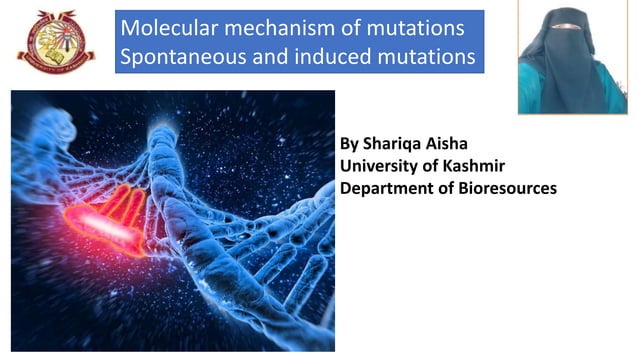 spontaneous and induced mutations | PPTX