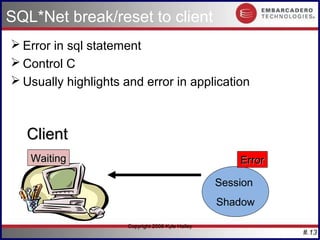 Oracle 10g Performance: chapter 11 SQL*Net | PPT | Databases | Computer Software and Applications