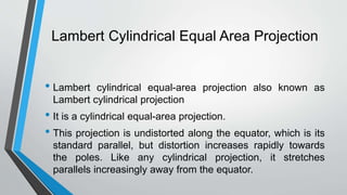Lambert Cylindrical Equal Area Projection | PPTX