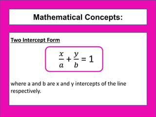 equation of the line using two point form | PPTX