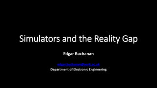 Simulations and the reality gap in swarm robotics | PDF