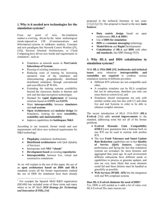 How to Develop True Distributed Real Time Simulations? Mixing IEEE HLA and OMG DDS standards | PDF
