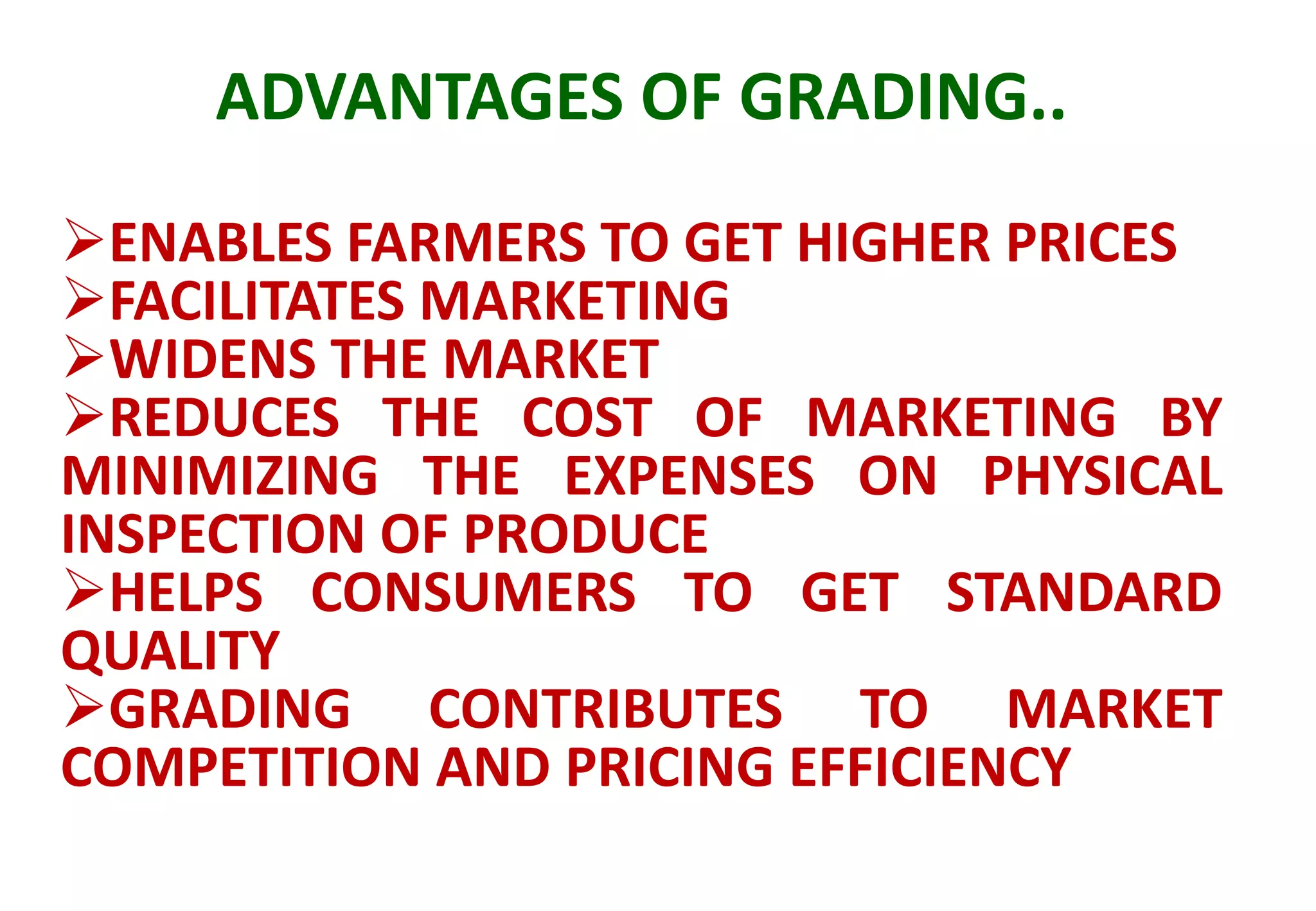 11 standards of agriculture produces d | PPTX | Agriculture | Industries