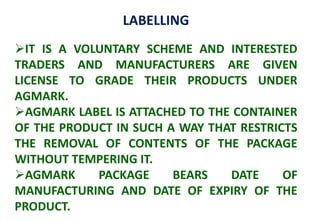 11 standards of agriculture produces d | PPTX | Agriculture | Industries