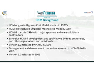 Una introducción a HDM-4 | PDF