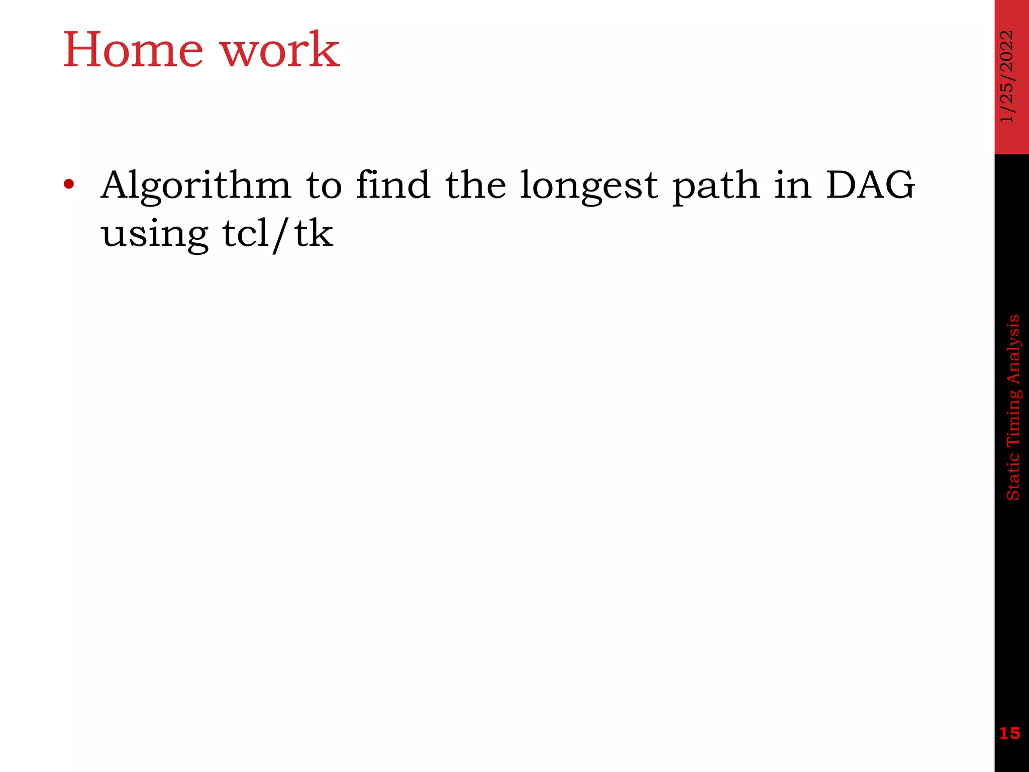 11 static timing_analysis_2_combinational_design | PPT