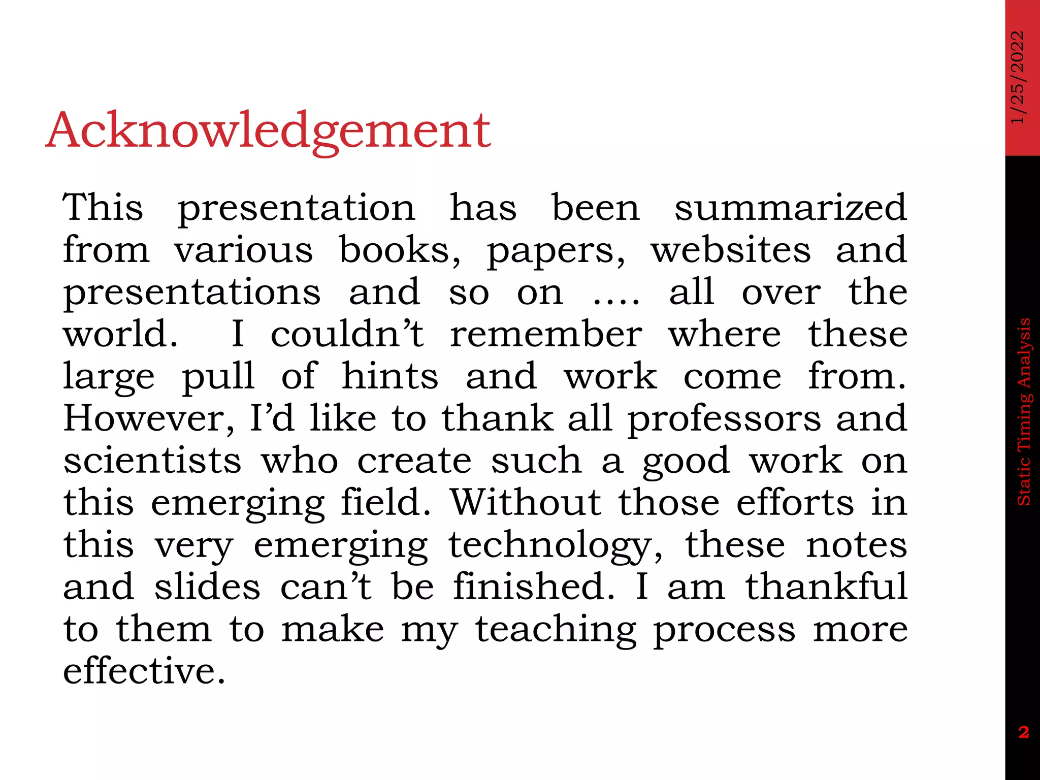 11 static timing_analysis_2_combinational_design | PPT