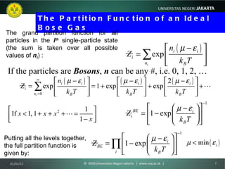 Fisika Modern (11) statistical physics_boseeinstein | PPT