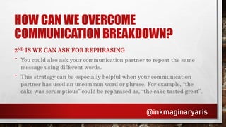 REPAIR IN COMMUNICATIVE STRATEGIES | PPT