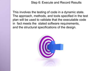 11 steps of testing process - By Harshil Barot | PPTX