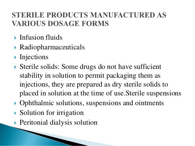 11 sterile dosage form | PPT