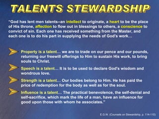 11 Stewarship Eng | PPT | Christianity | Religion & Spirituality