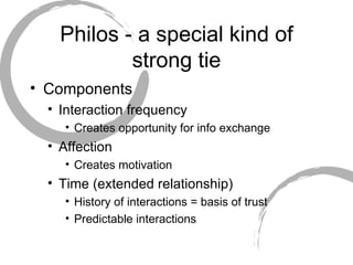 11 Strength Of Strong Ties | PPT