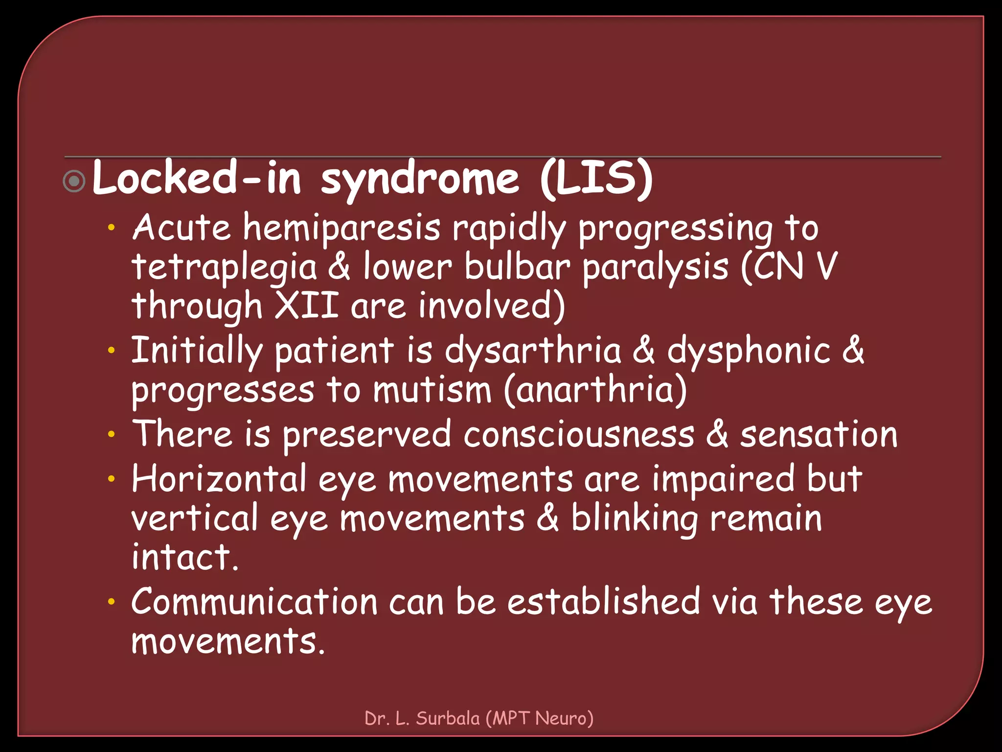 Stroke: PT Assessment and Management | PPTX