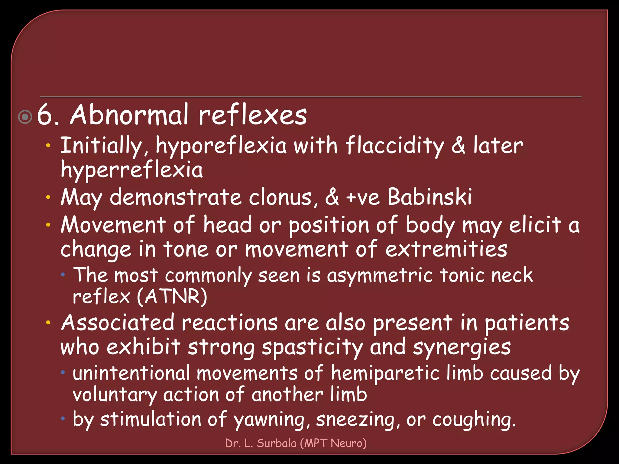 Stroke: PT Assessment and Management | PPTX