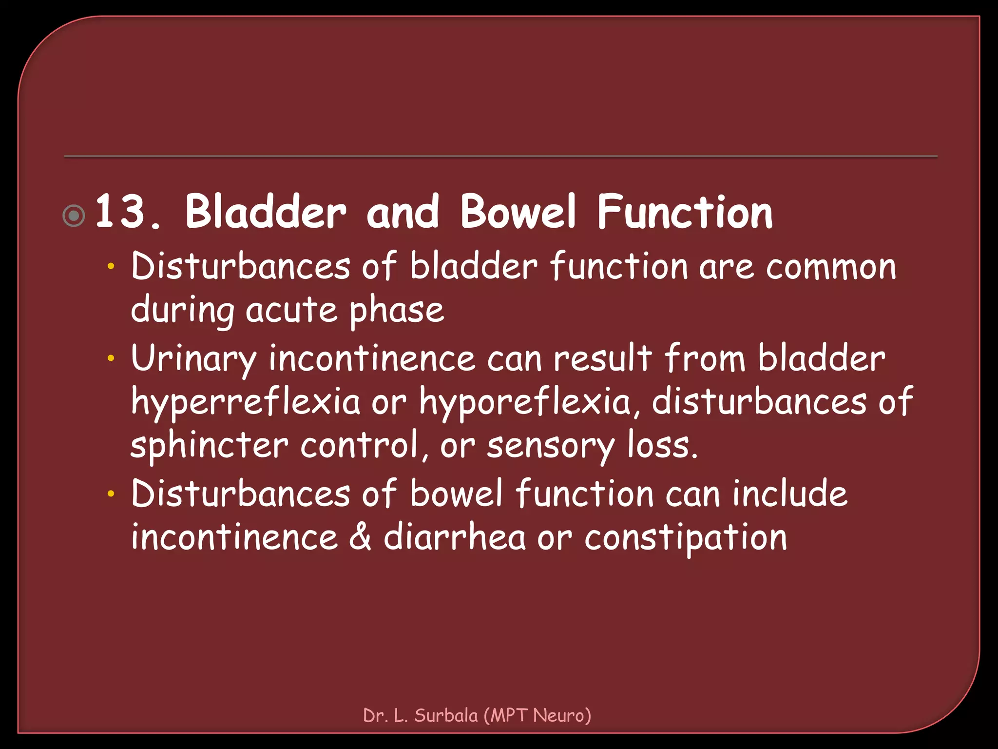 Stroke: PT Assessment and Management | PPTX