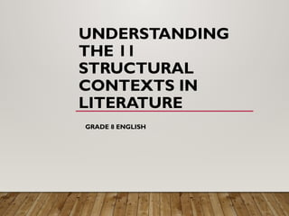 11_Structural_Contexts_Grade8.powerpoint presentation | PPTX