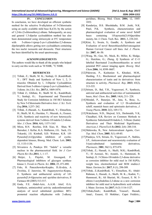 Syntheses and Characterizations of Some New N-alkyl, Isoxazole and ...