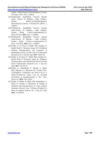 Syntheses and Characterizations of Some New N-alkyl, Isoxazole and ...