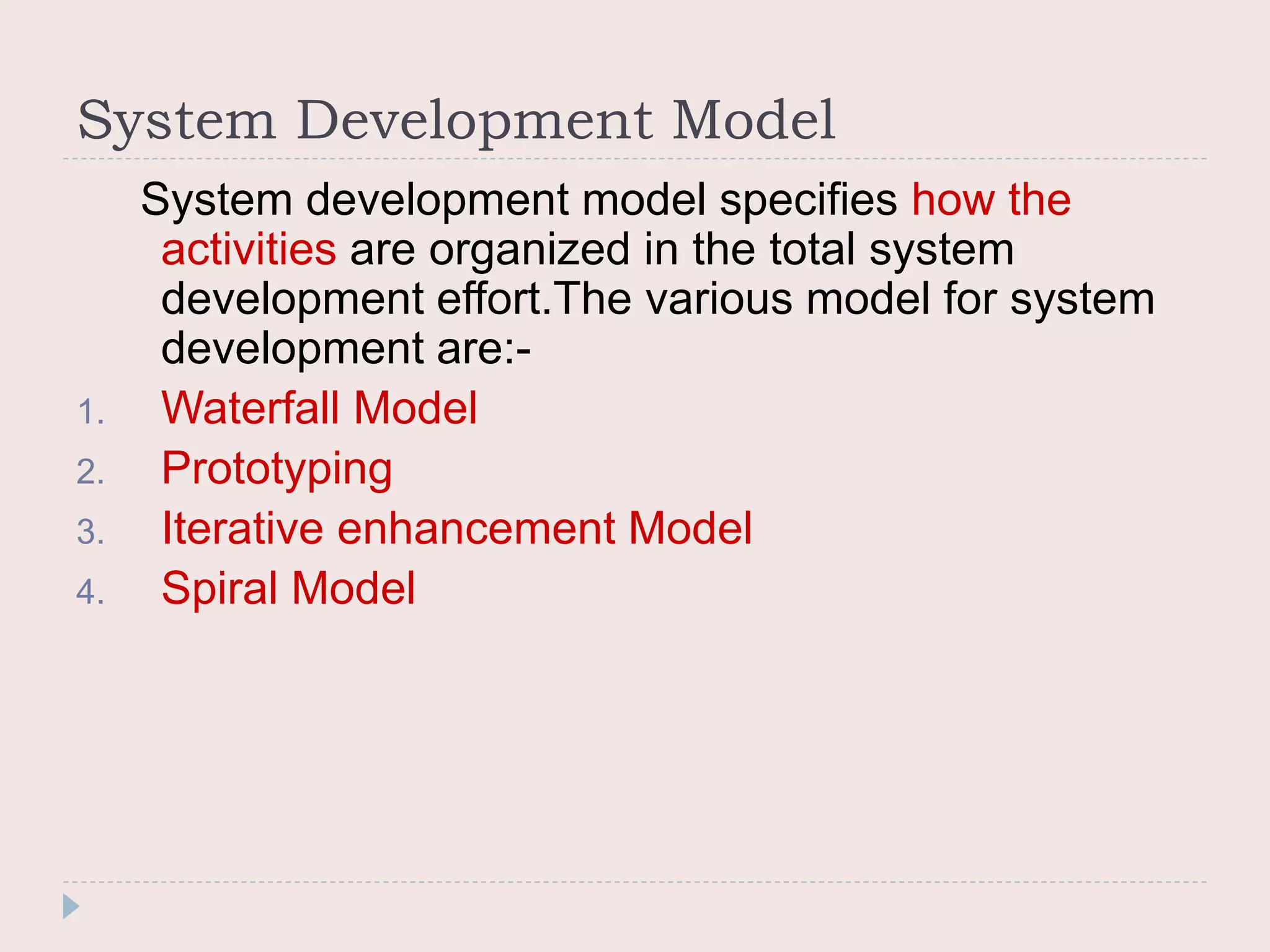 11 system development models | PPTX